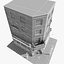 3d Corner Building London Model