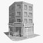 3d Corner Building London Model