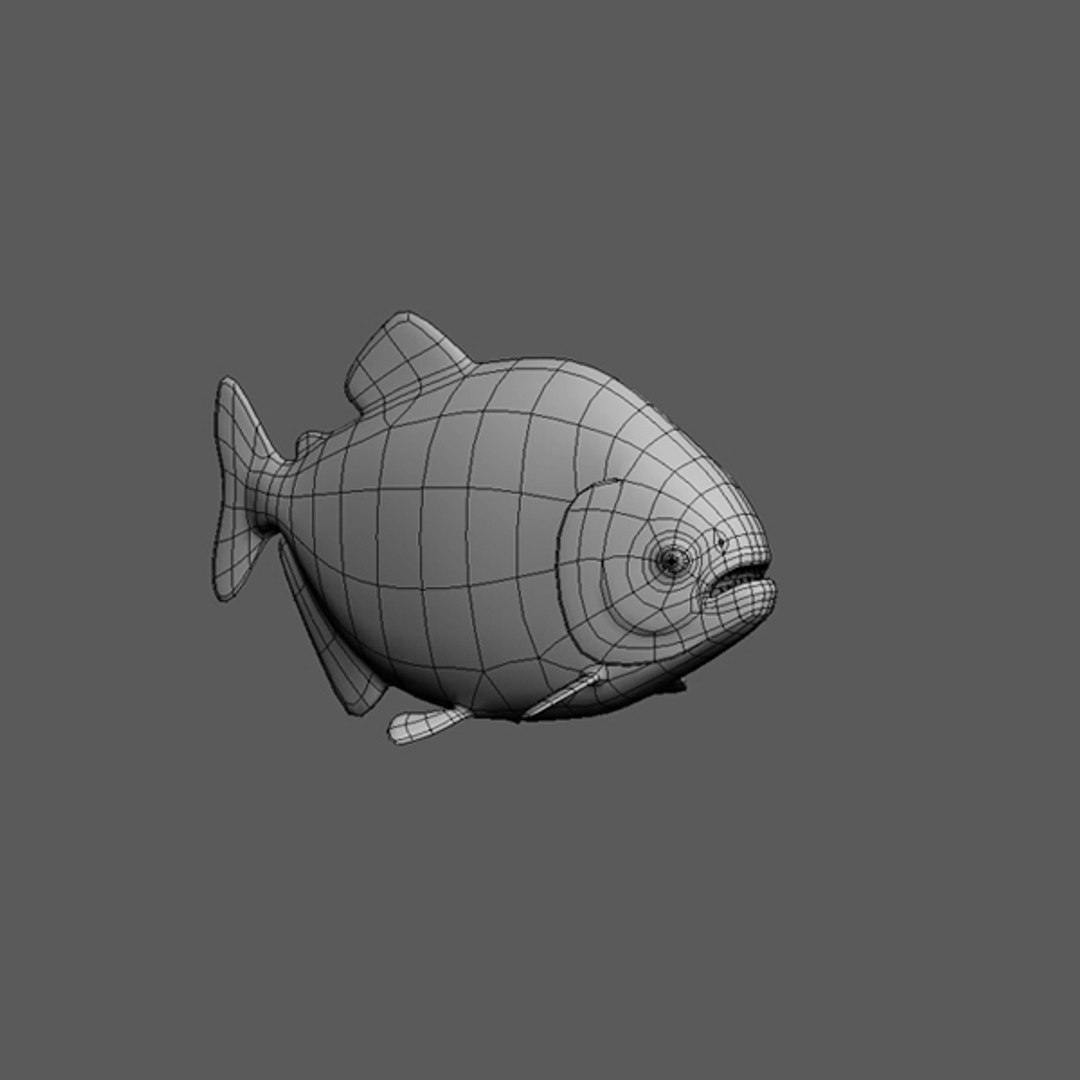 Piranha 3d Model