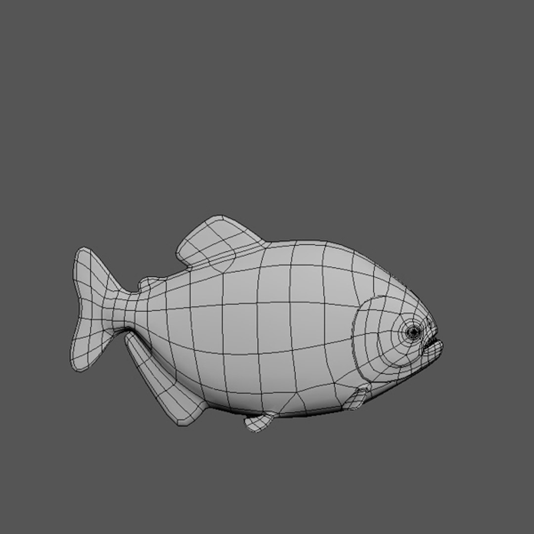 Piranha 3d Model