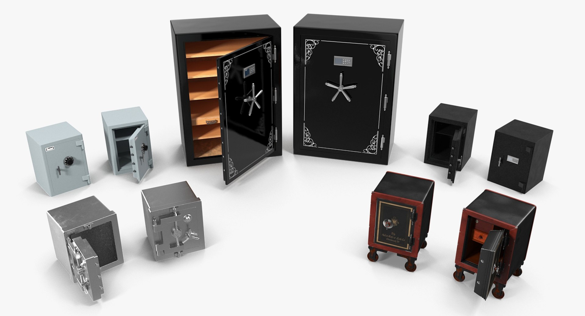 3D Model Safes 2 - TurboSquid 1237100