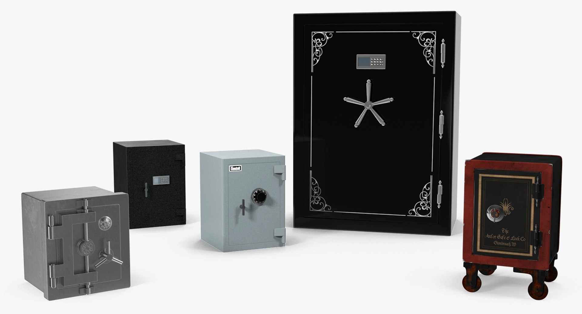 3D Model Safes 2 - TurboSquid 1237100