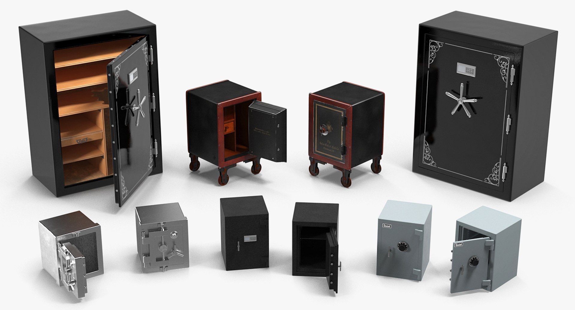 3D Model Safes 2 - TurboSquid 1237100