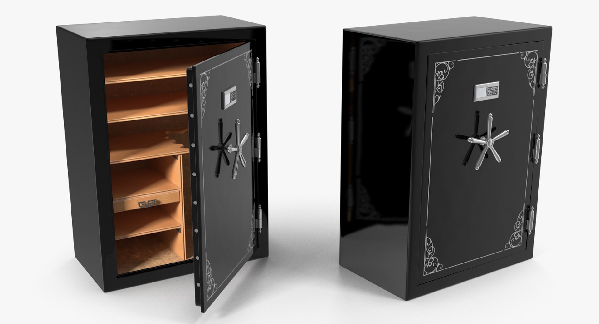 3D Model Safes 2 - TurboSquid 1237100