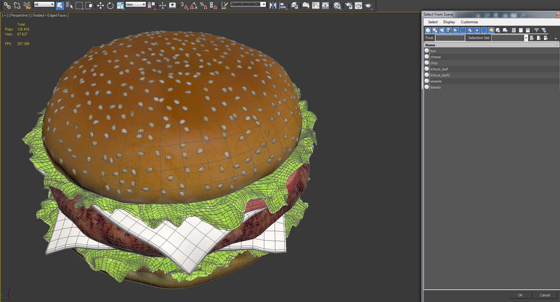 Hamburger 3D Model - TurboSquid 1163321