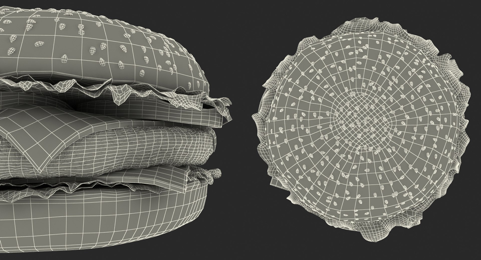 Hamburger 3D Model - TurboSquid 1163321