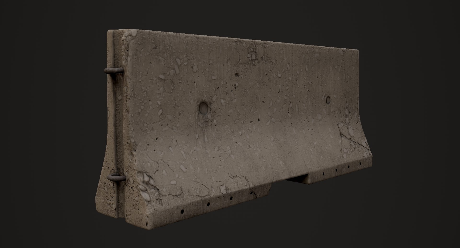 3D concrete block model - TurboSquid 1232011