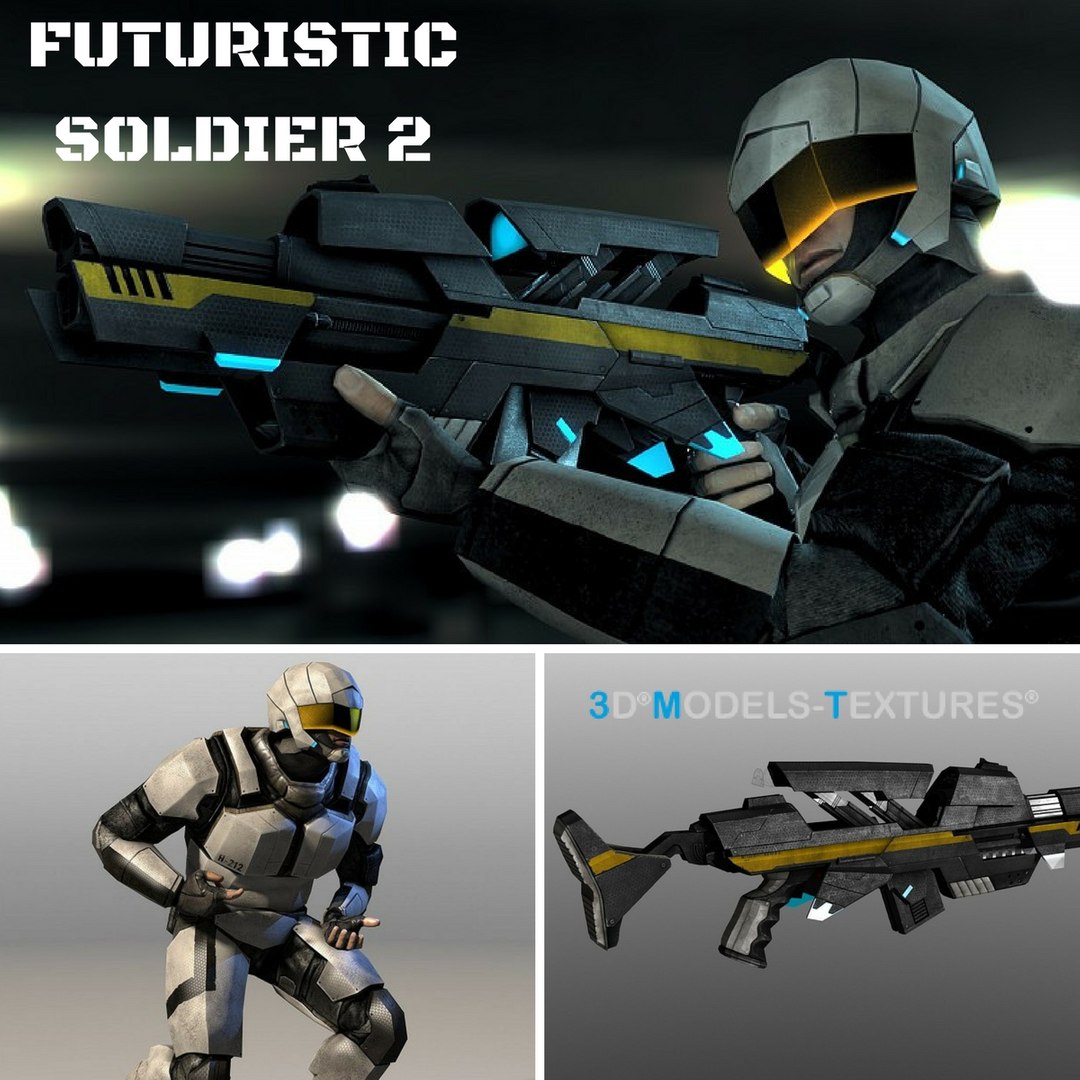 3D Soldier 2 Model - TurboSquid 1207470
