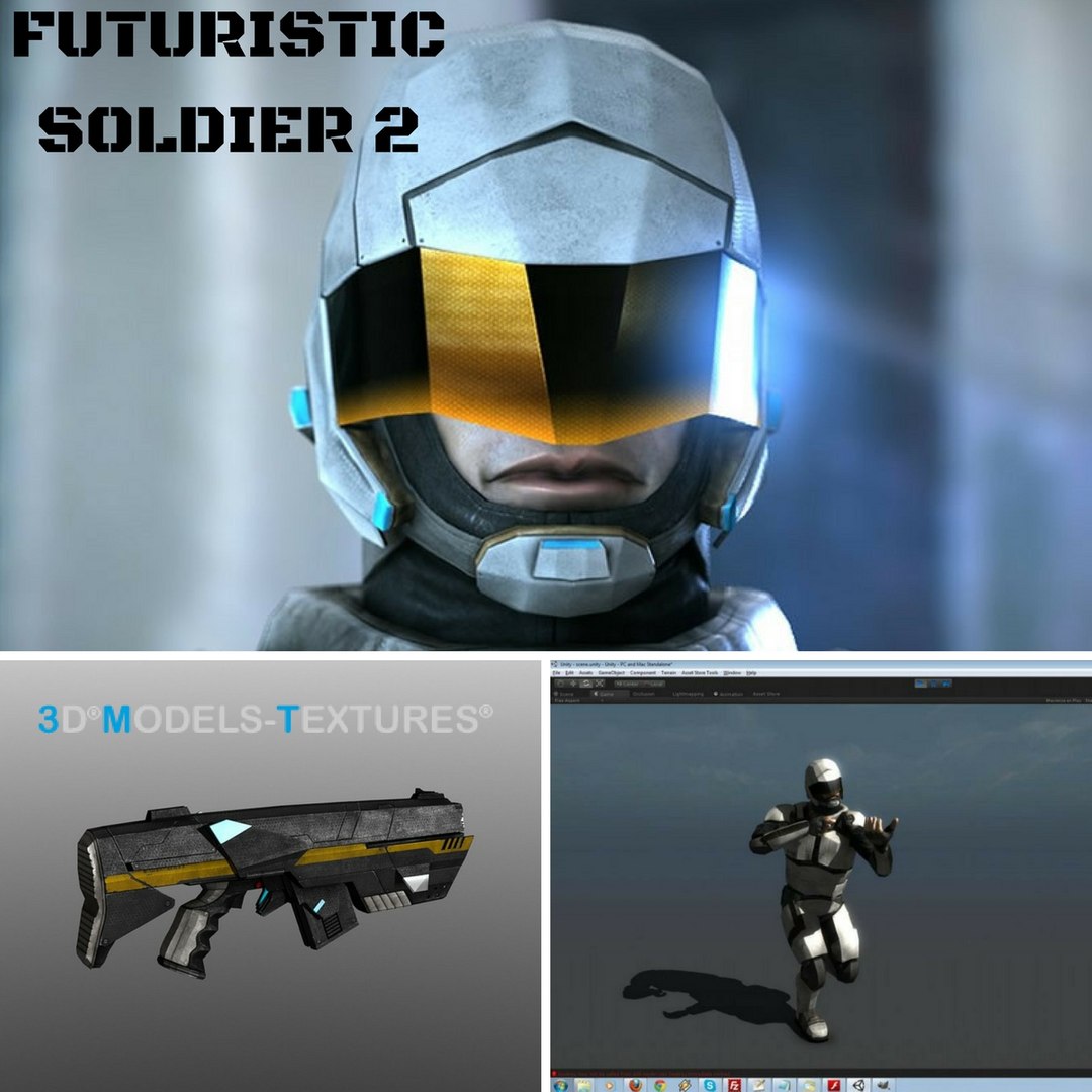 3D Soldier 2 Model - TurboSquid 1207470