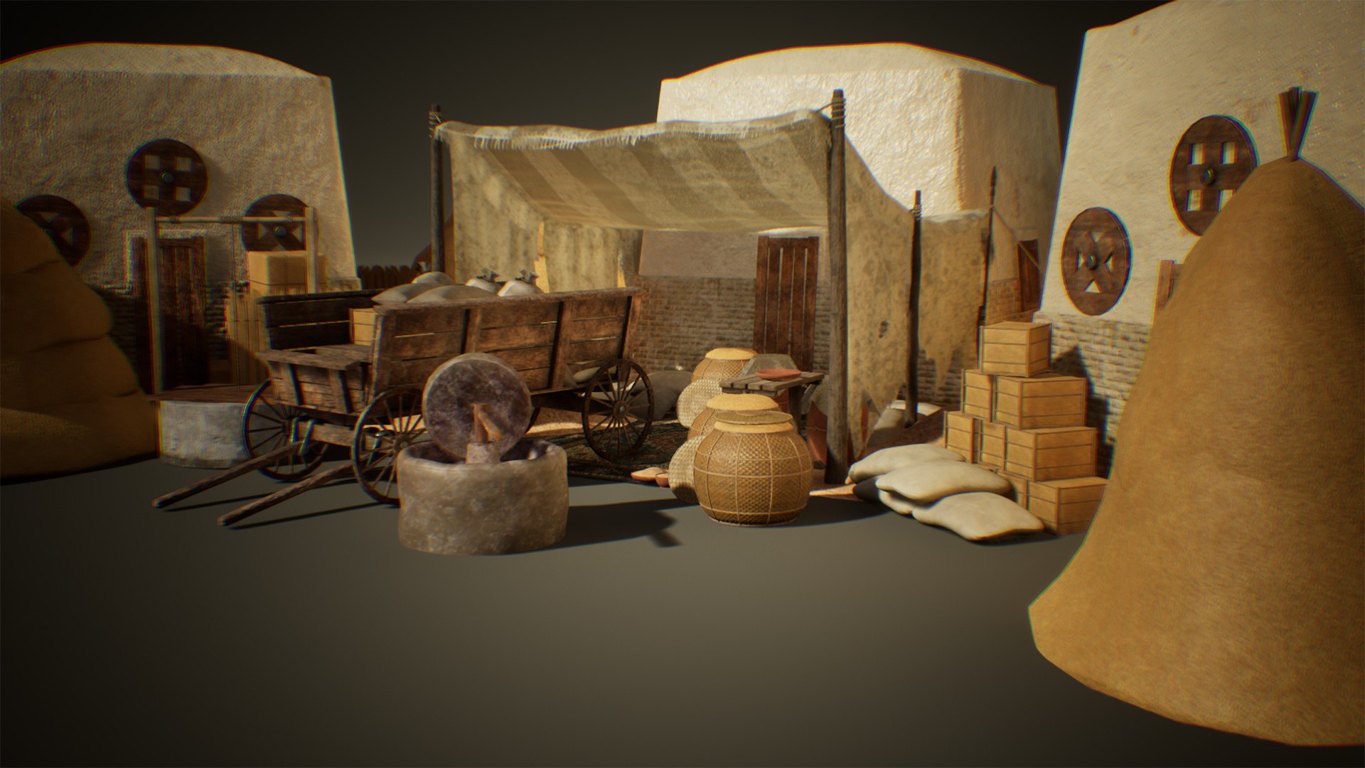 3D Grain Storage Store 26 Assets - TurboSquid 2115234