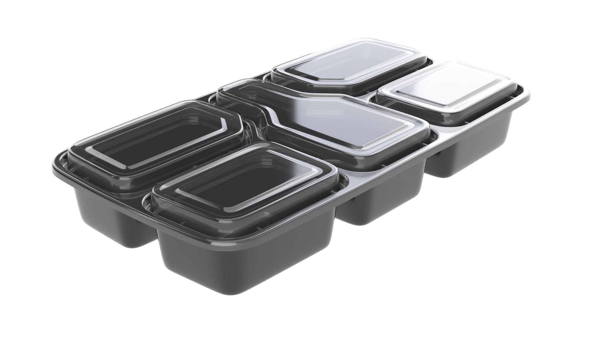 Takeaway Food Container 3D Model - TurboSquid 2352646