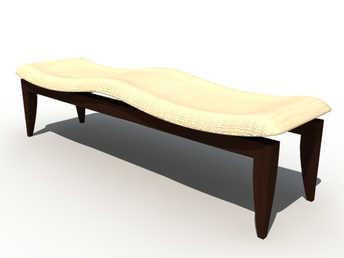 3d model bench