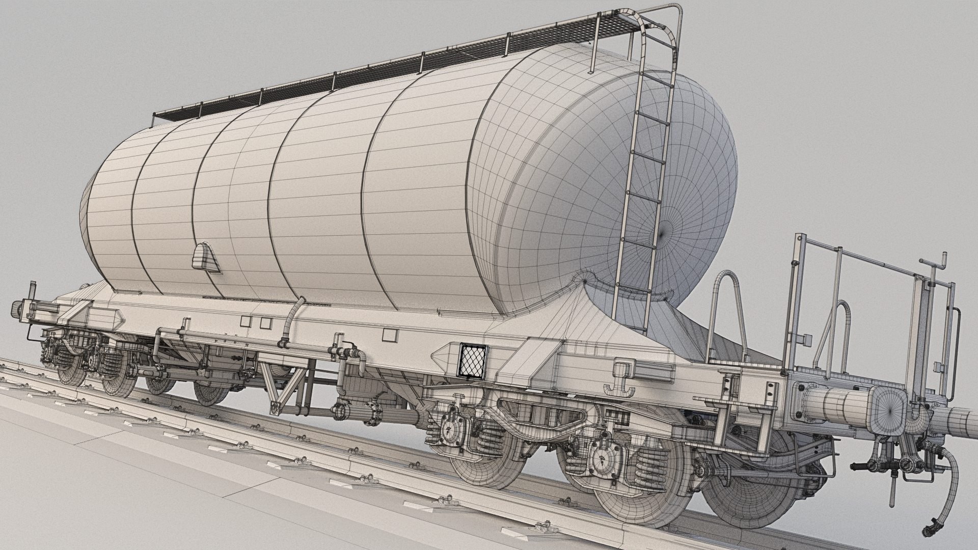 3D Train Tank Tanker Model - TurboSquid 1524225
