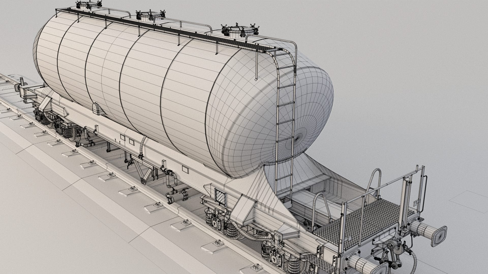 3D Train Tank Tanker Model - TurboSquid 1524225