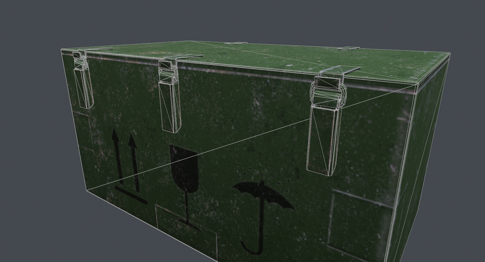 3D army box metal model - TurboSquid 1275788