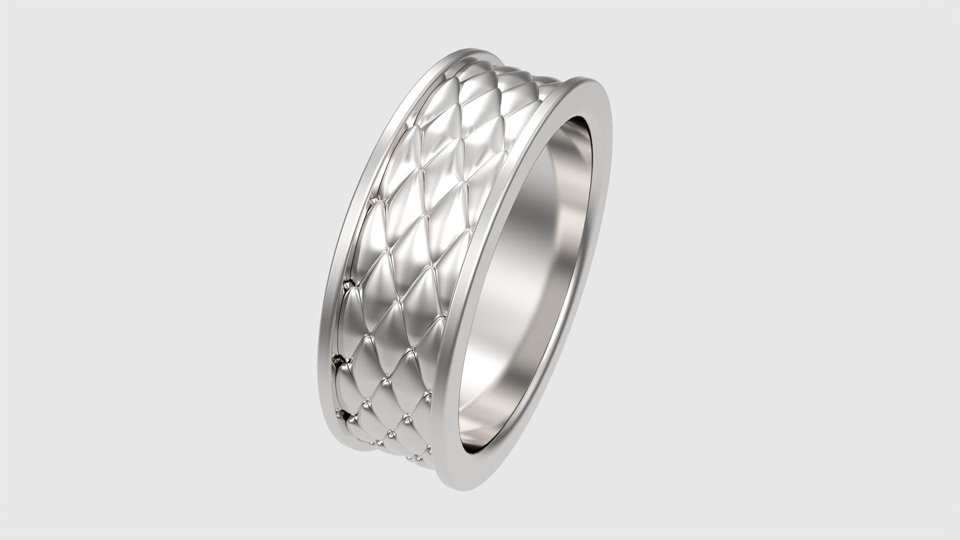 3D Quilted Pattern Band Ring JDBCo Model - TurboSquid 2341270