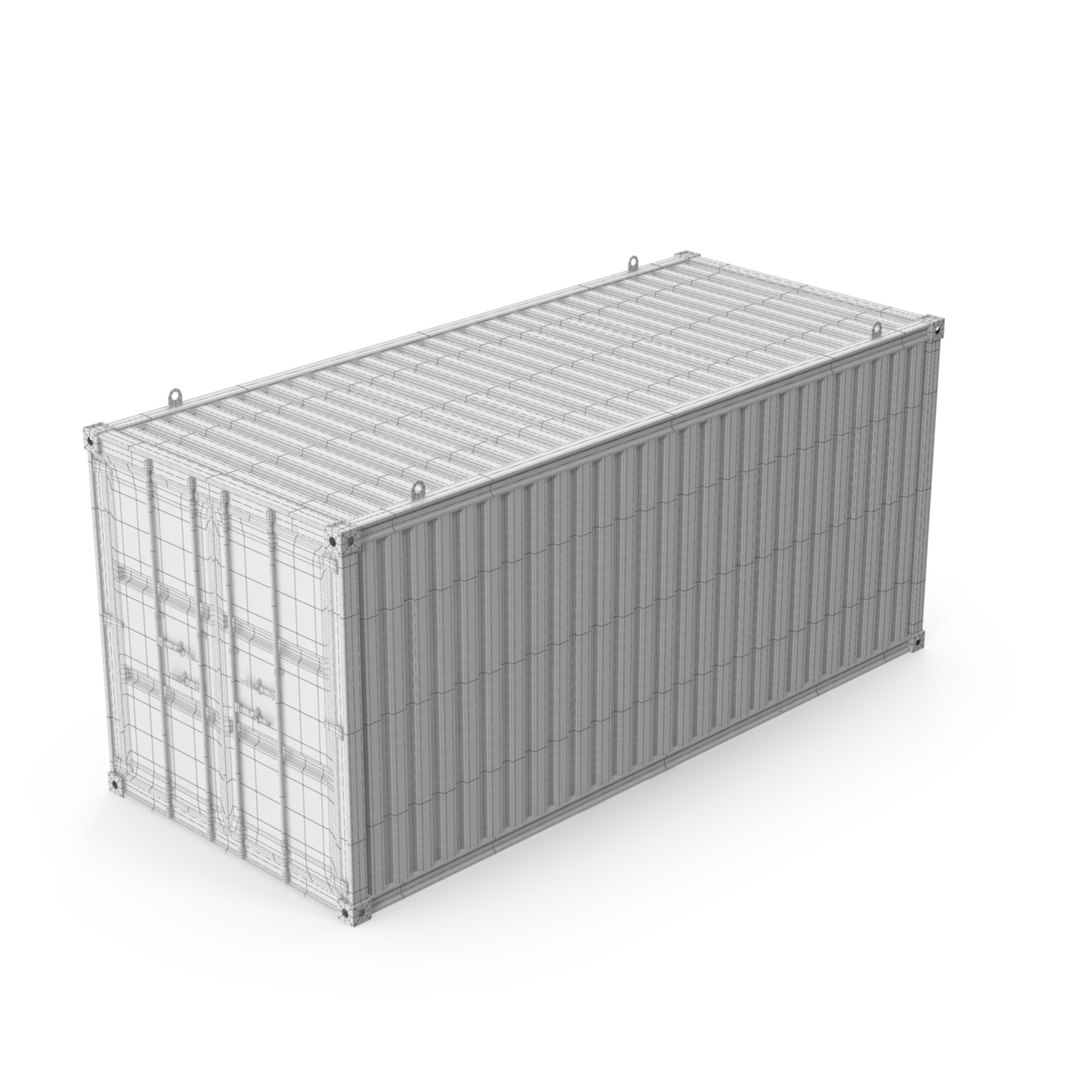3D Model Green Ship Container - TurboSquid 2360121