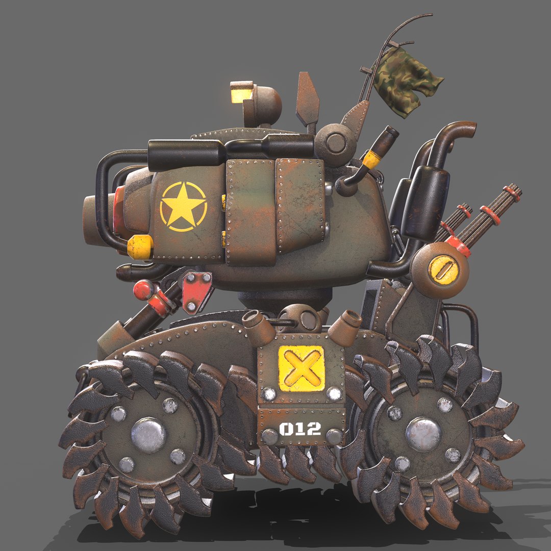 3D Tank Texturing - TurboSquid 2000450