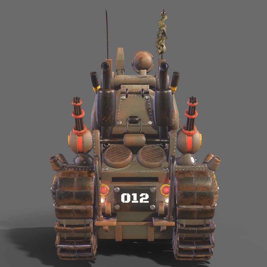 3D Tank Texturing - TurboSquid 2000450