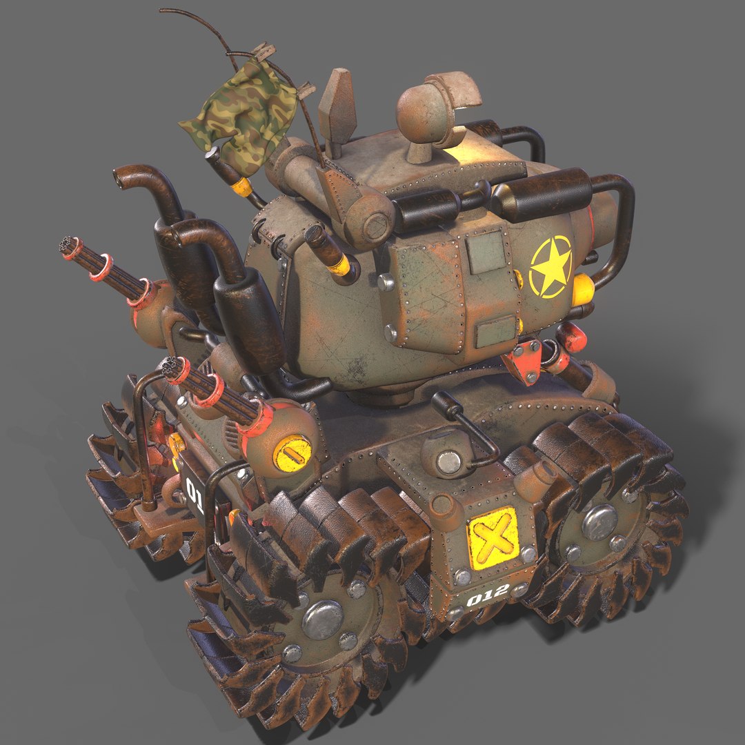 3D Tank Texturing - TurboSquid 2000450