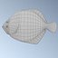 3ds Max Turbot Flatfish
