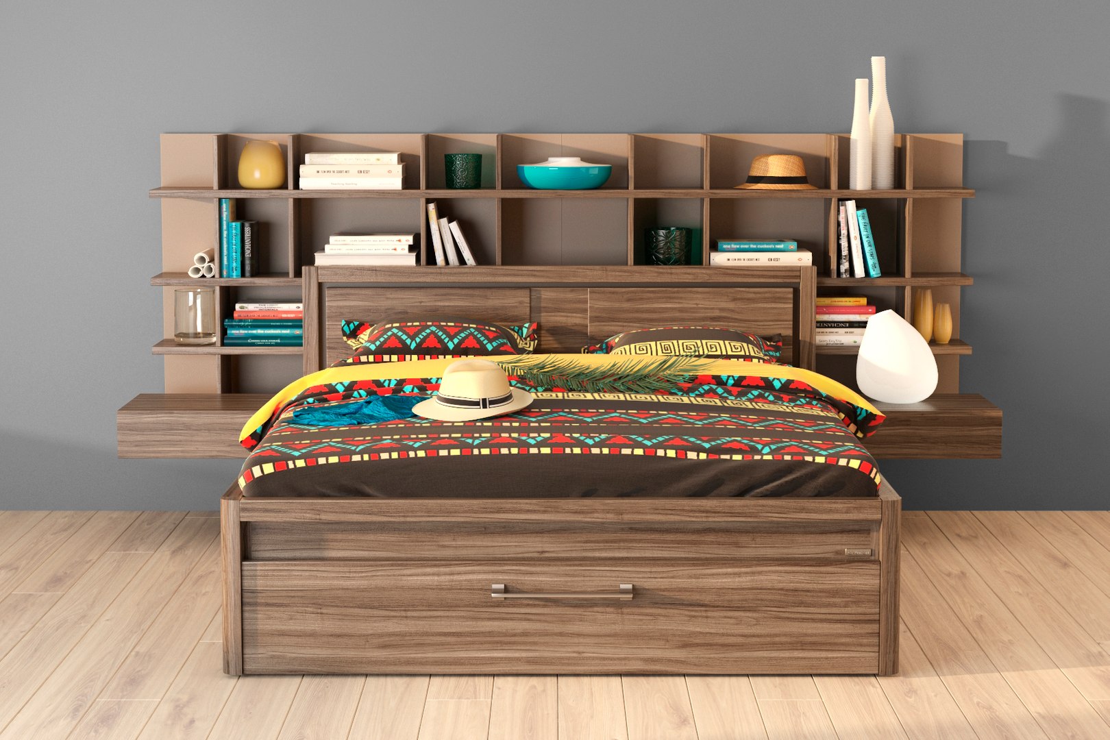 Gautier Bed 3D Model - TurboSquid 1529608