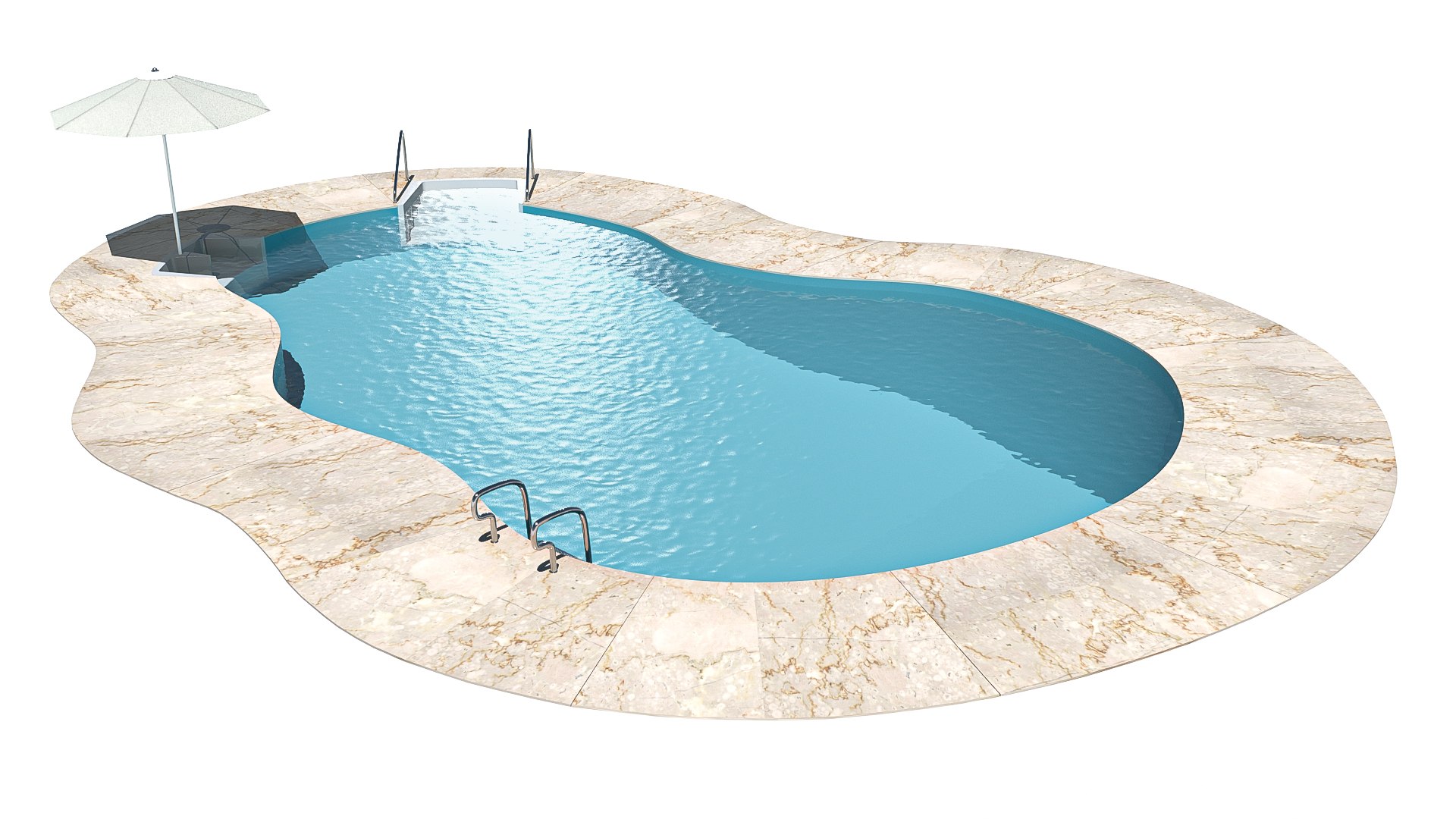 Swimming Pool Model - TurboSquid 1407468