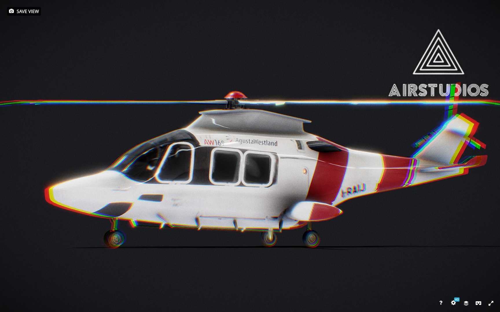 Helicopter - AgustaWestland Leonardo Aw169 Model - TurboSquid 1887002