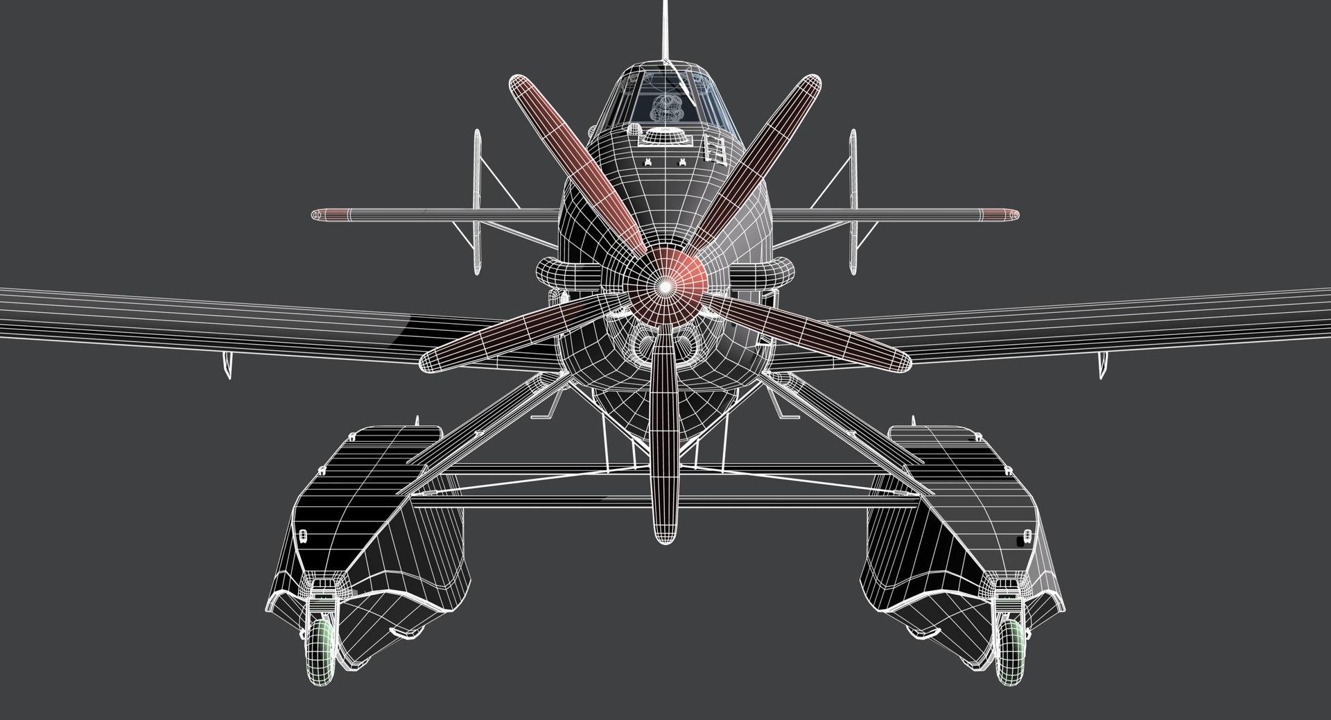 AT802F Fire Boss Conair 3D - TurboSquid 2106494