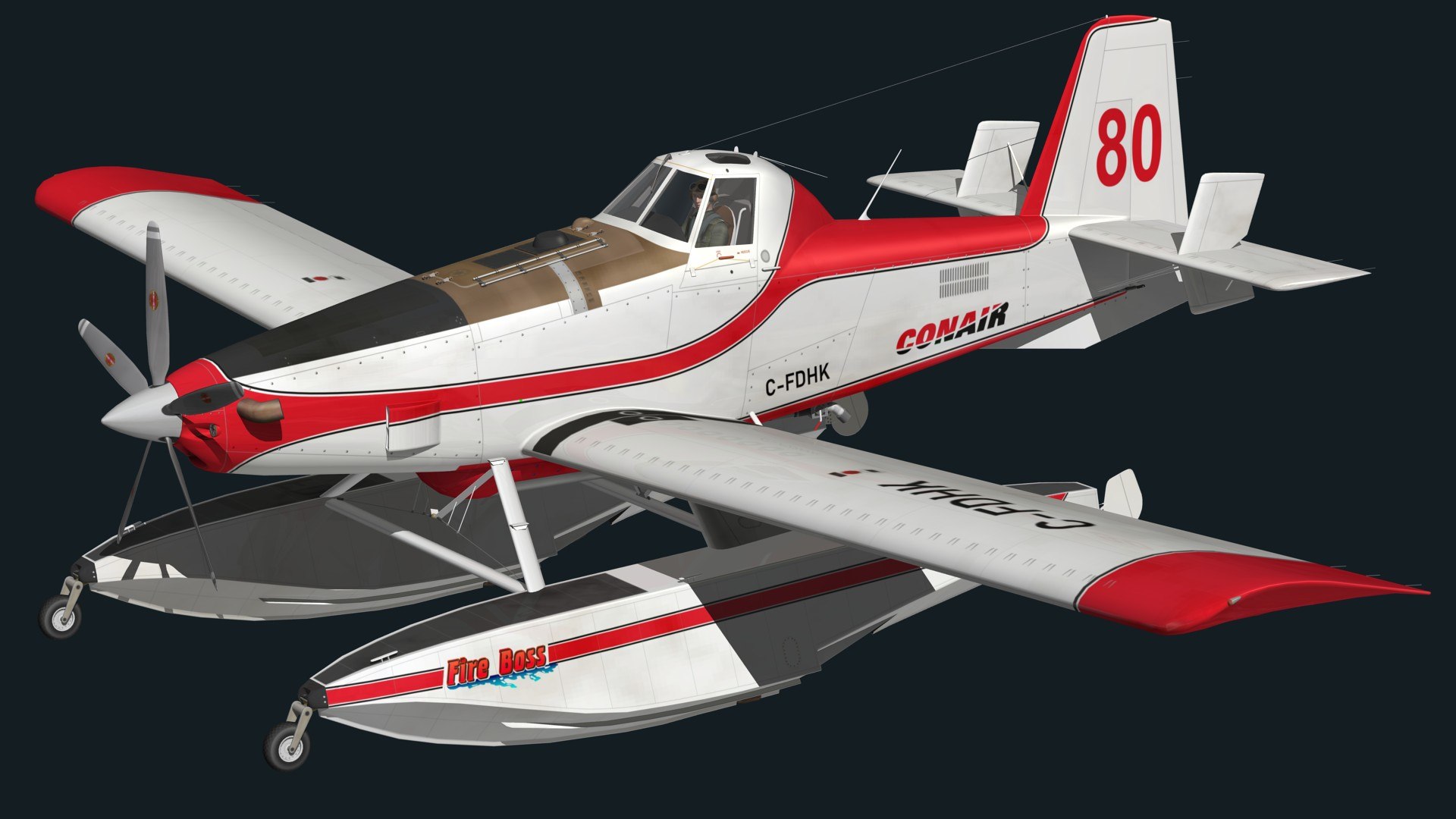 AT802F Fire Boss Conair 3D - TurboSquid 2106494