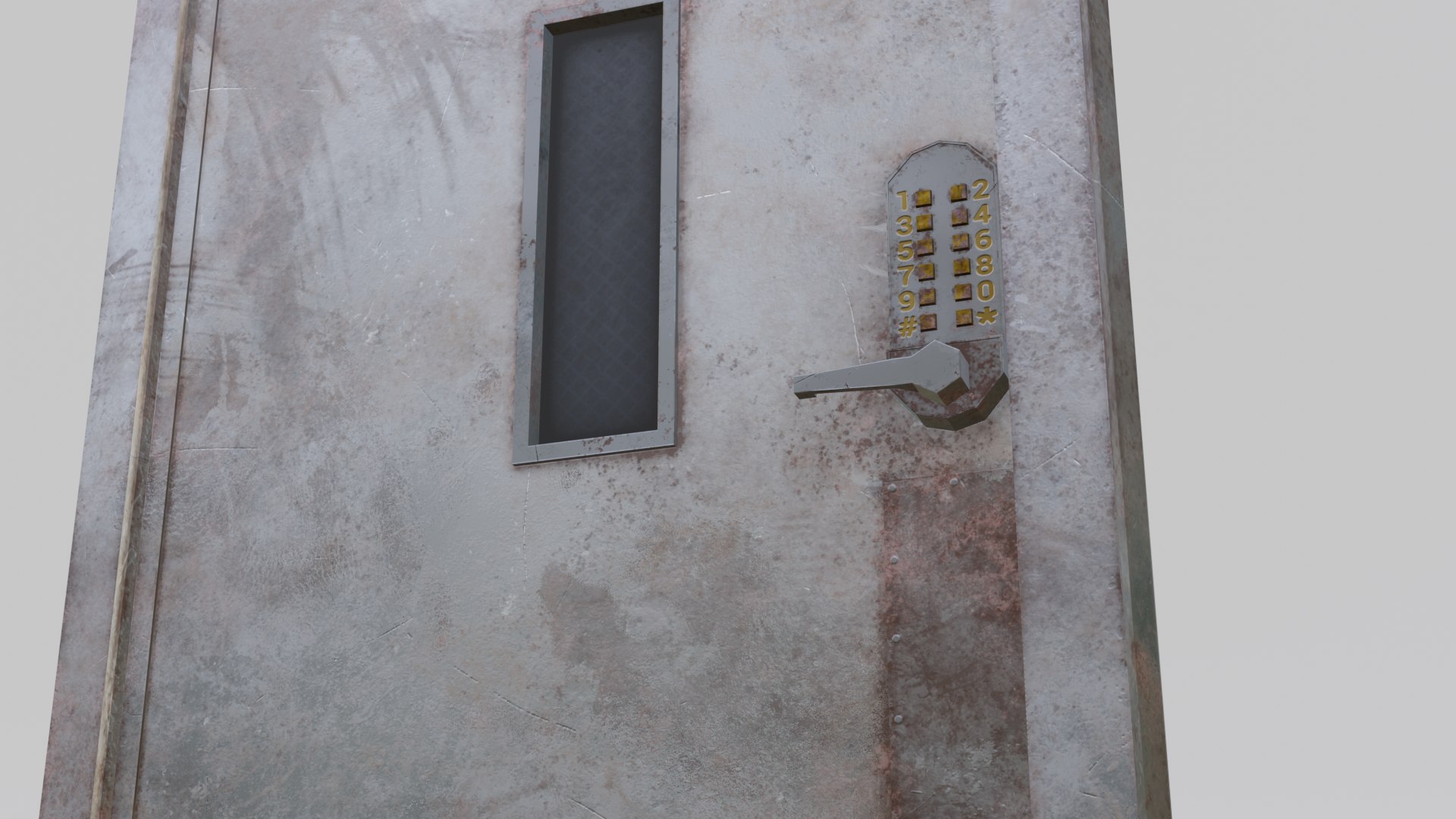 Real Metal Secure Door 3D Model - TurboSquid 1471614