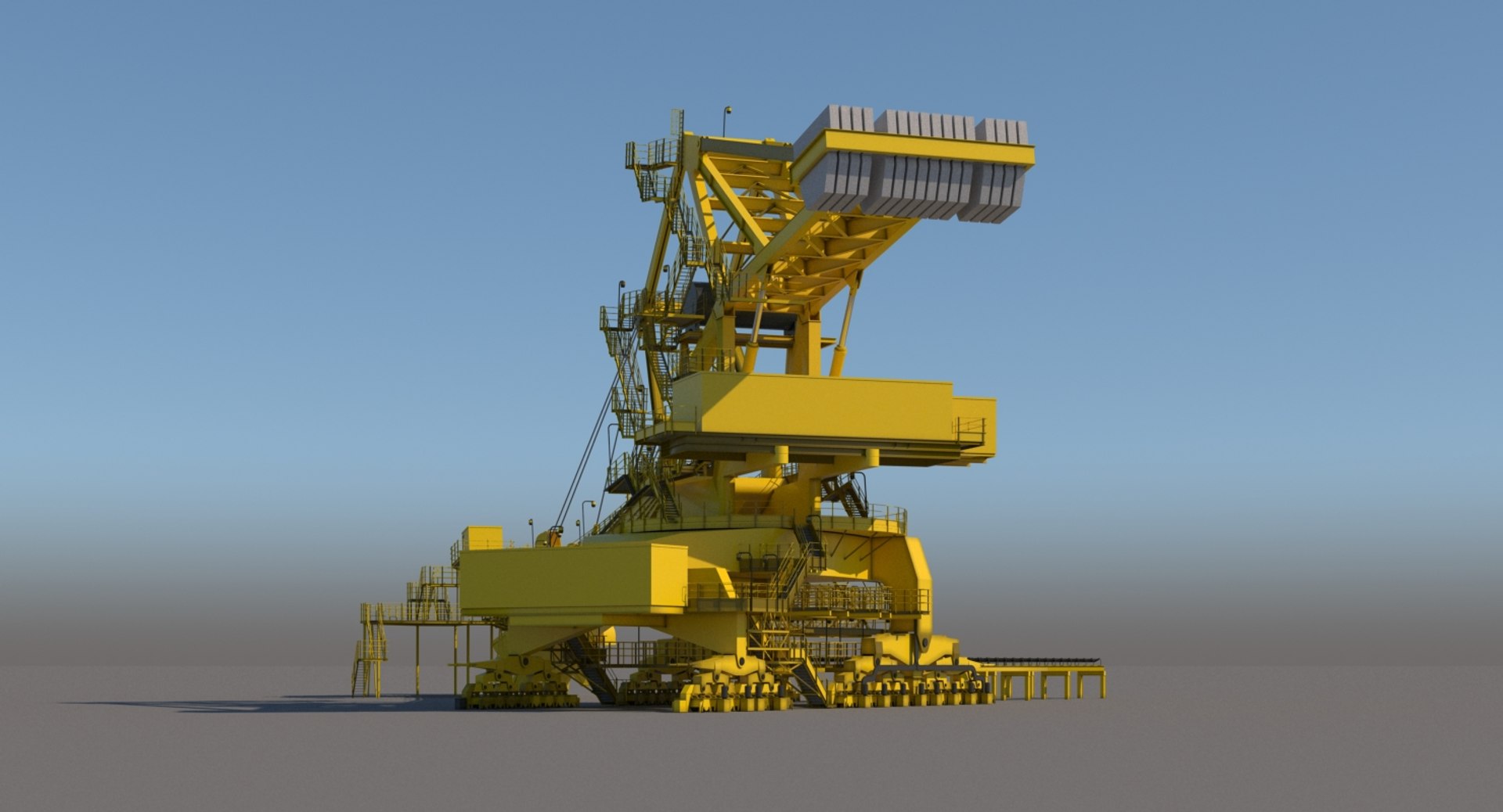 Industrial Machine 3D Model - TurboSquid 1243892