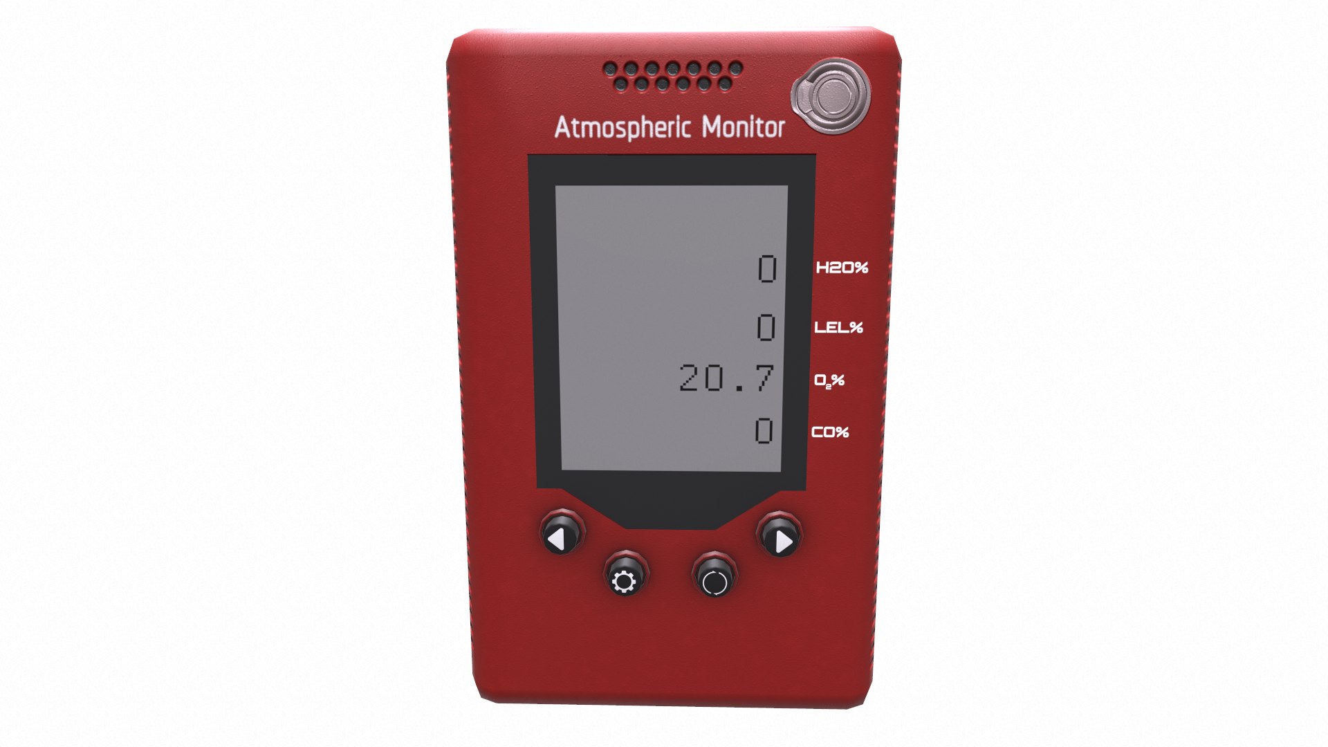 3D Model Atmospheric Monitor Low Poly - TurboSquid 2391143