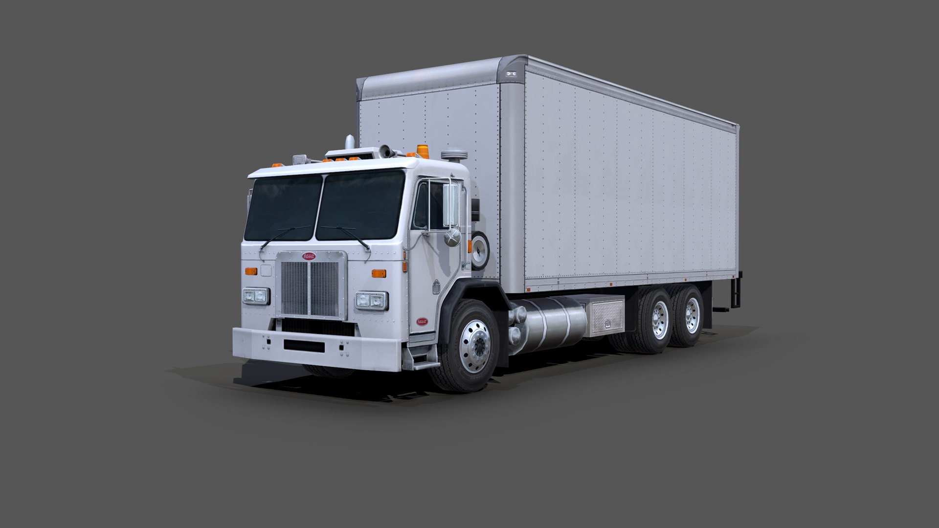 3D Peterbilt 320 2005 Box truck s03 - TurboSquid 2178634