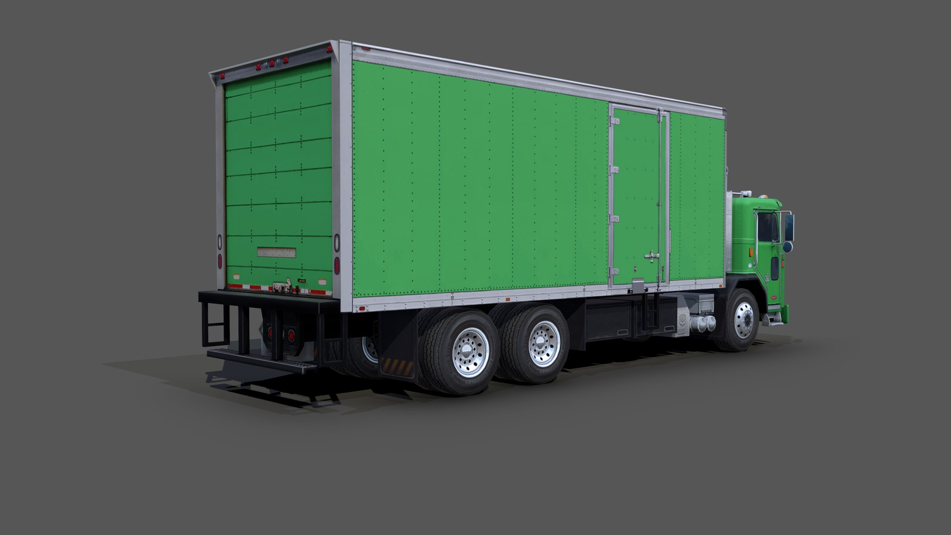 3D Peterbilt 320 2005 Box truck s03 - TurboSquid 2178634
