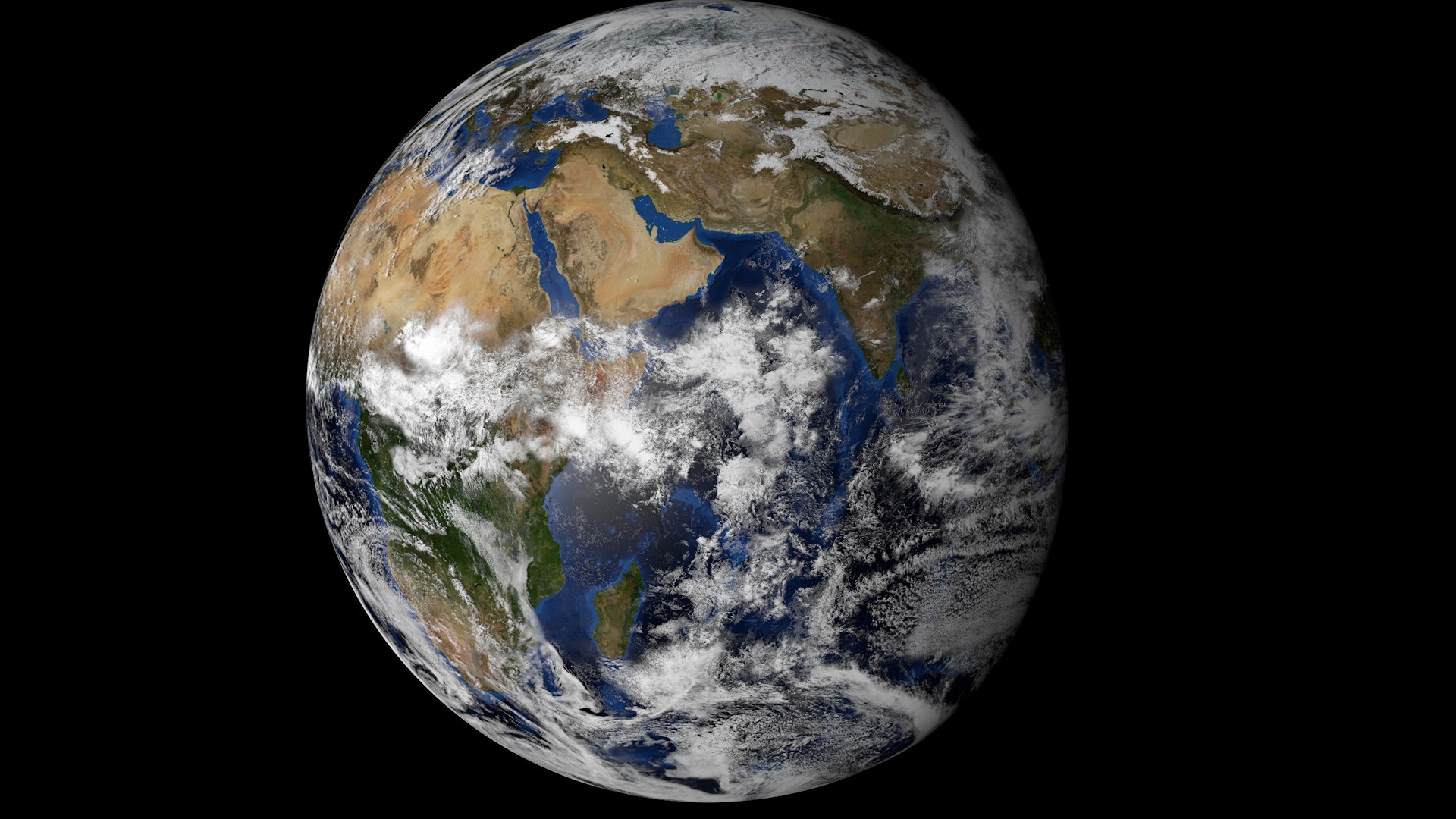 3d realistic earth model