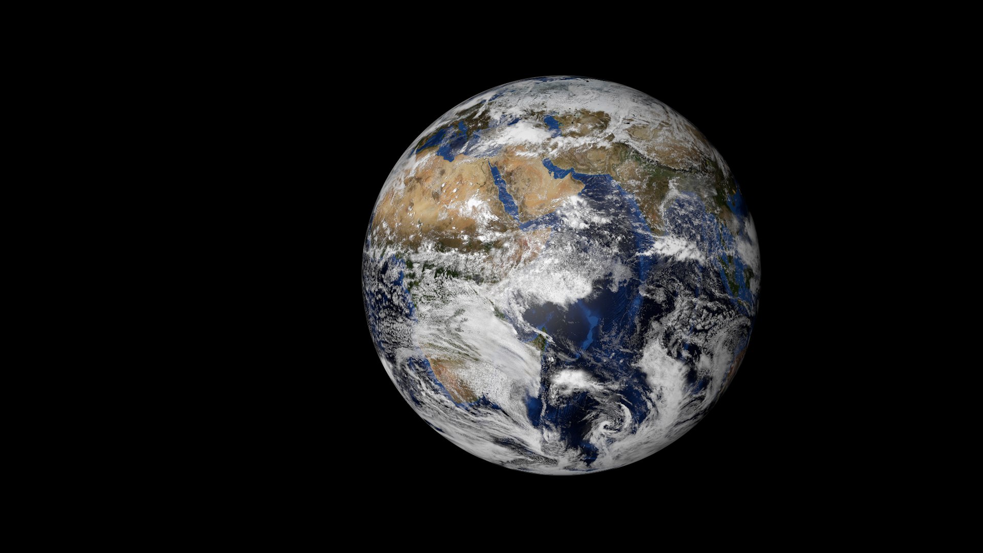 3d realistic earth model