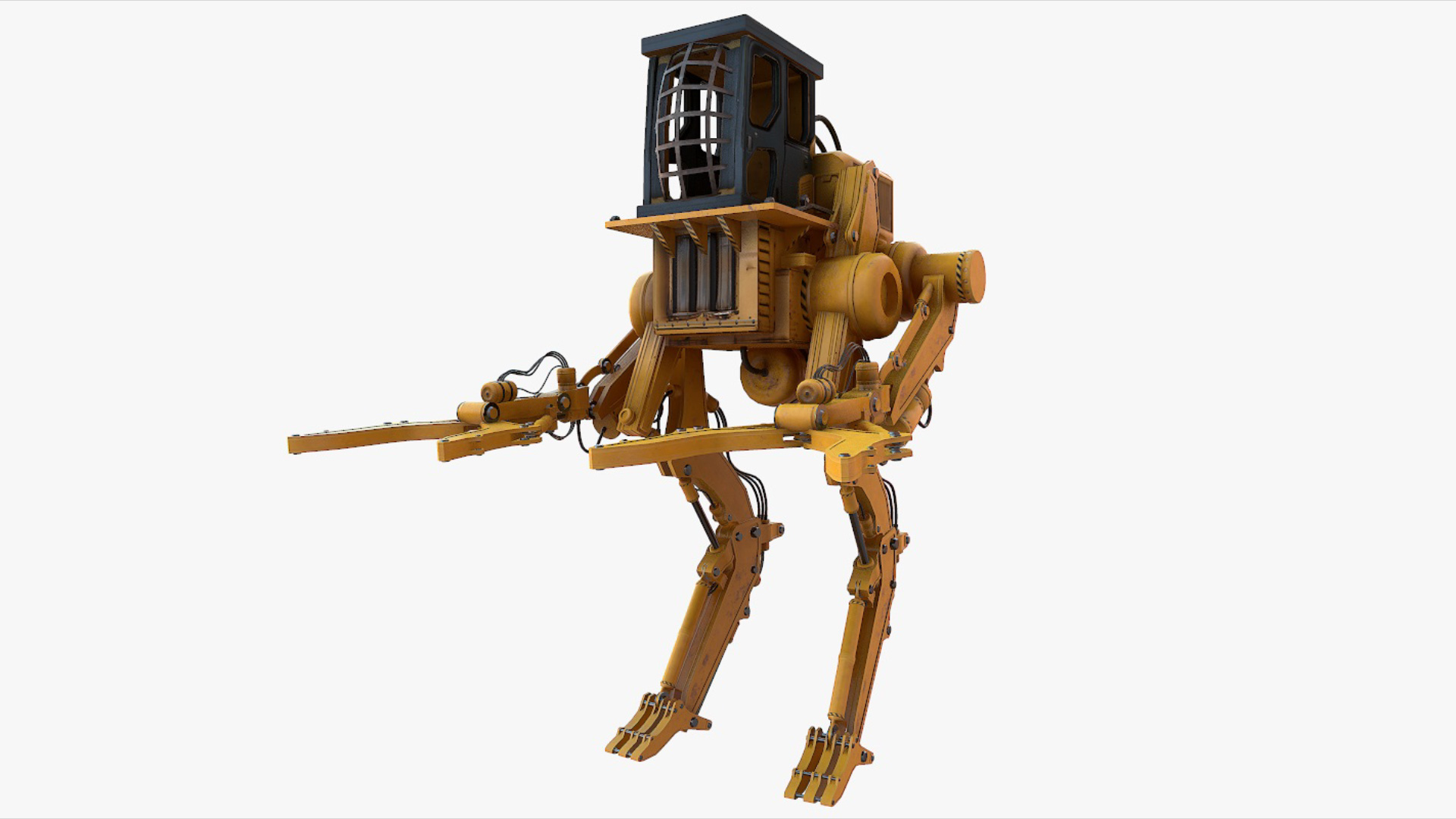 Sci Fi Construction Mech 3D Model - TurboSquid 1401983
