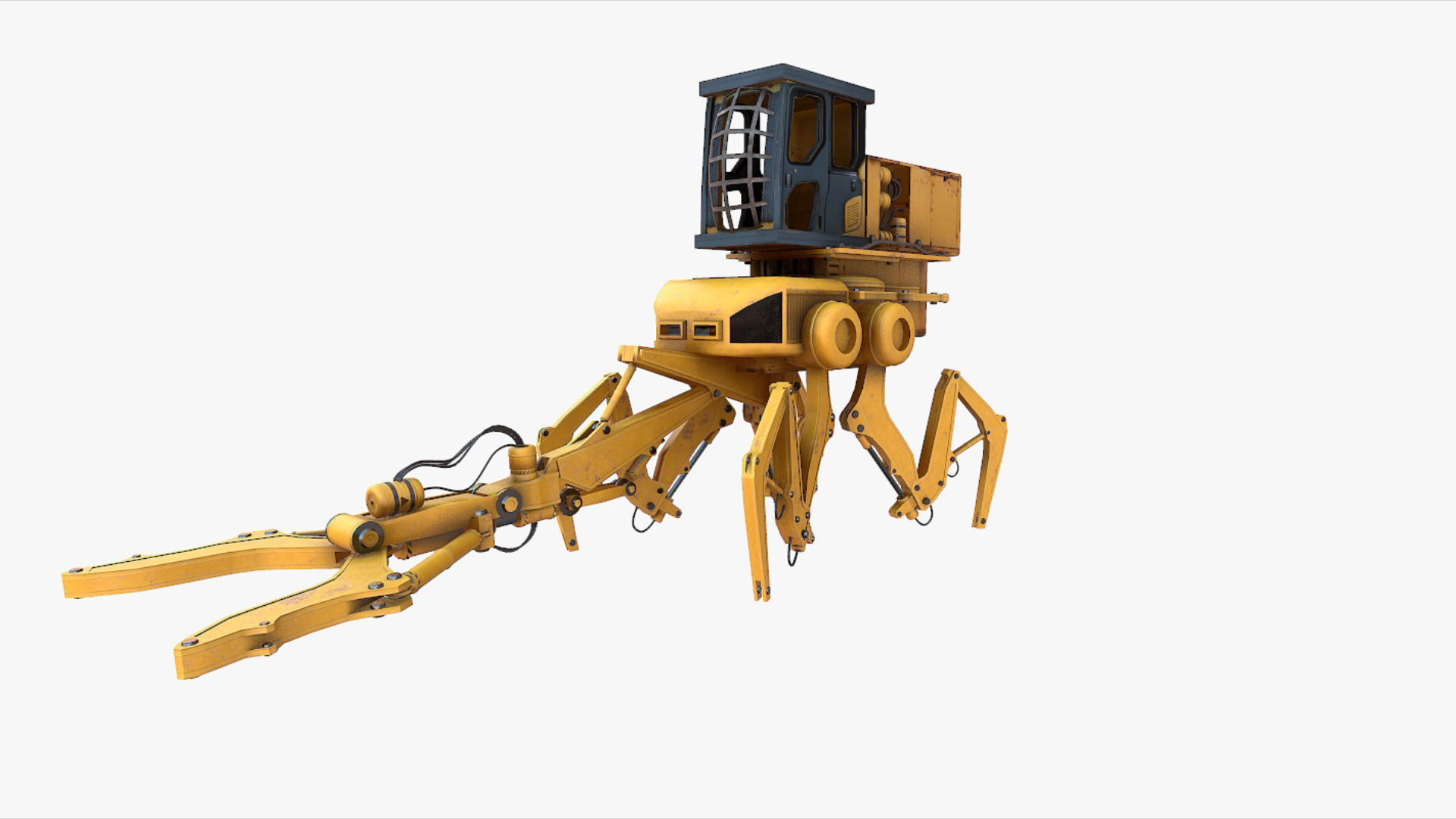 Sci Fi Construction Mech 3D Model - TurboSquid 1401983