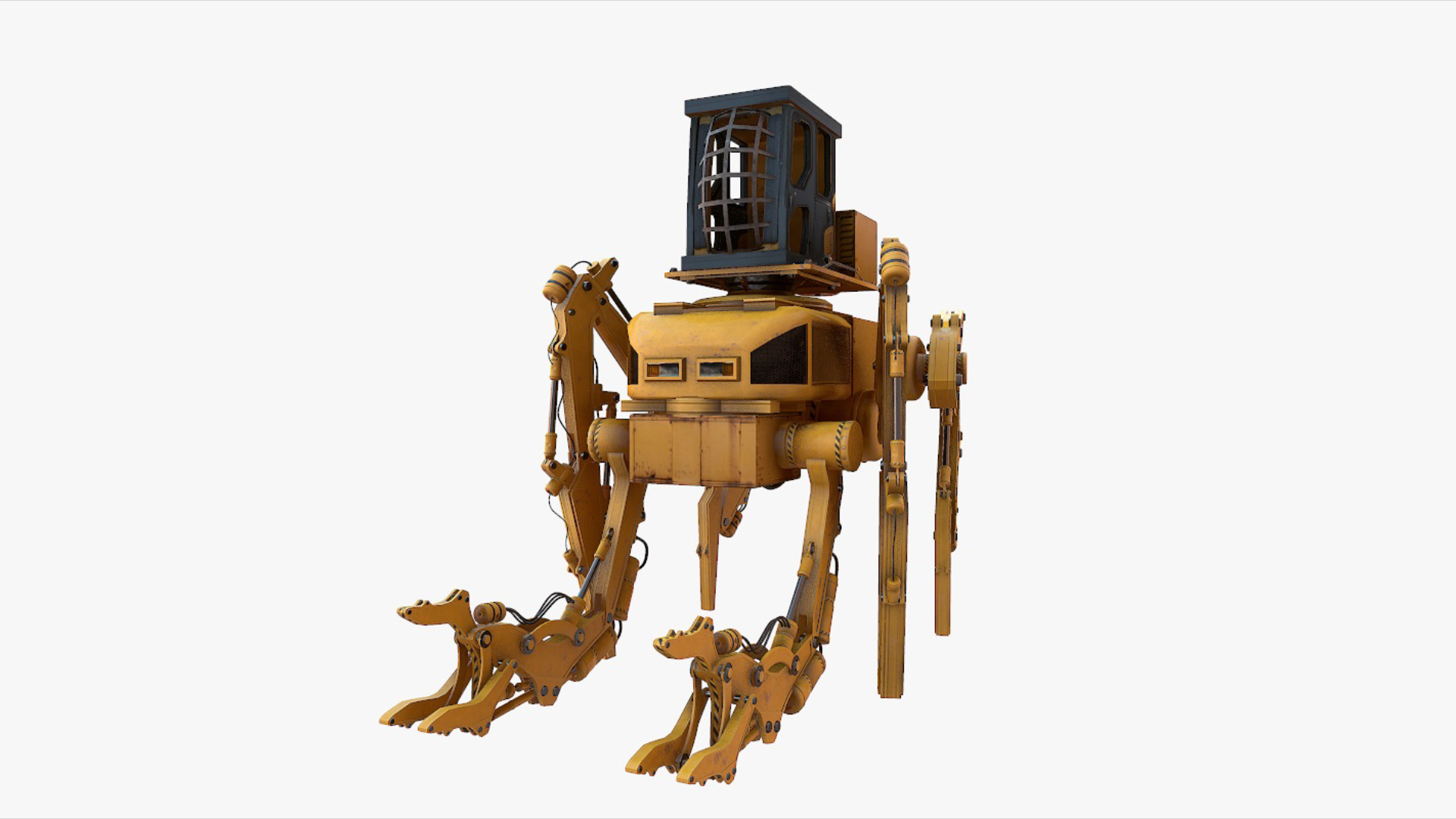 Sci Fi Construction Mech 3D Model - TurboSquid 1401983