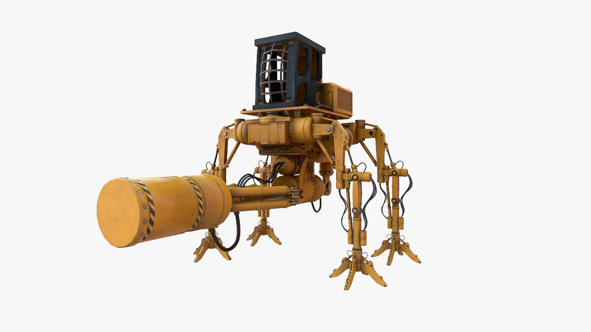 Sci Fi Construction Mech 3D Model - TurboSquid 1401983