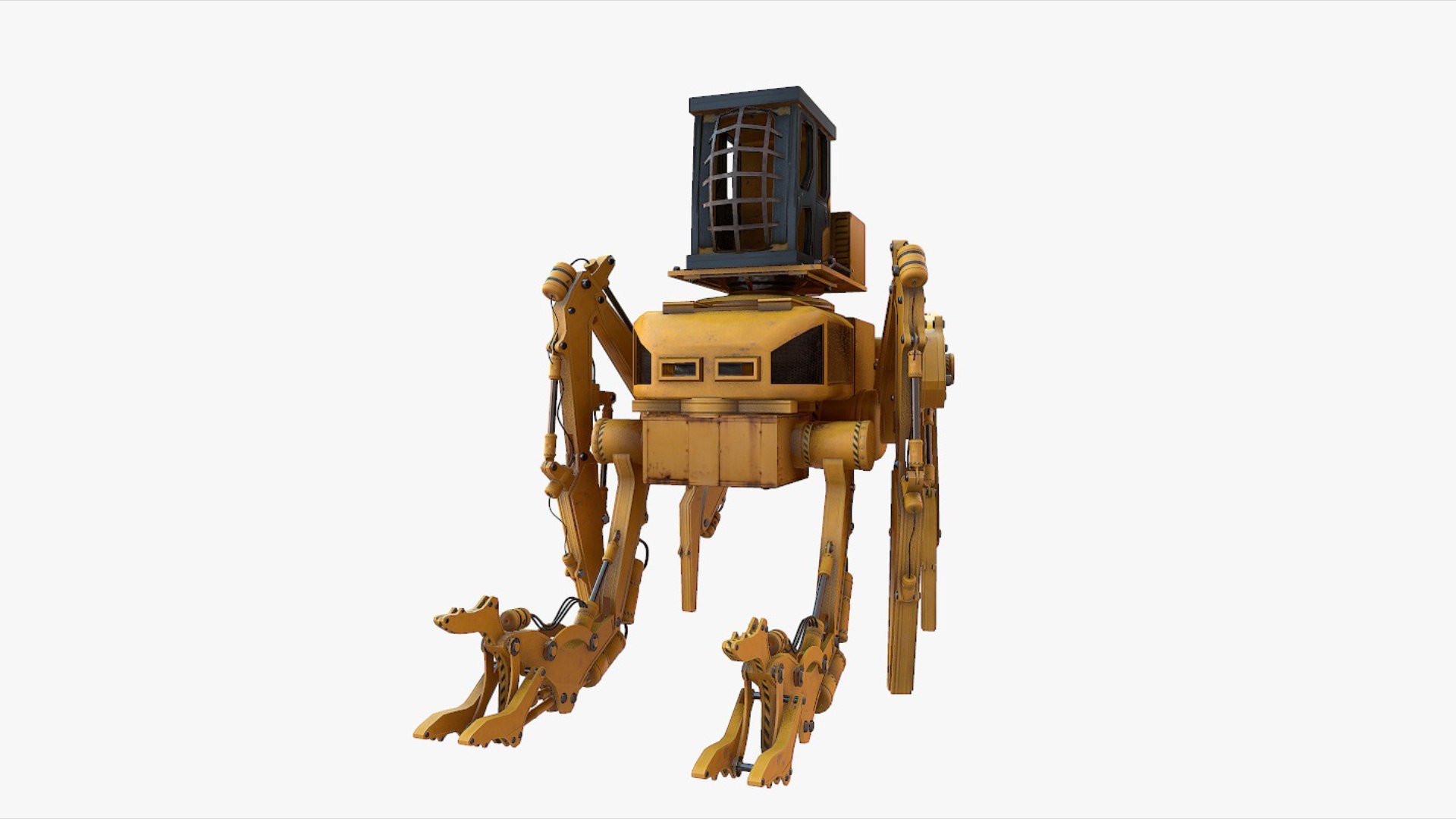 Sci Fi Construction Mech 3D Model - TurboSquid 1401983