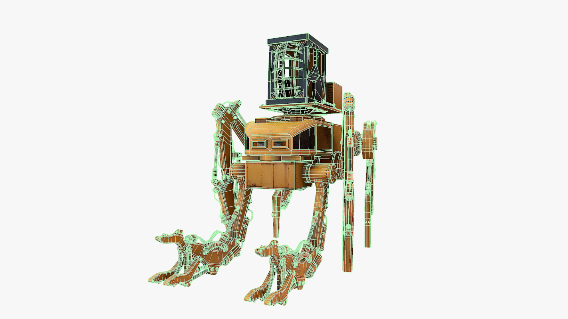 Sci Fi Construction Mech 3D Model - TurboSquid 1401983
