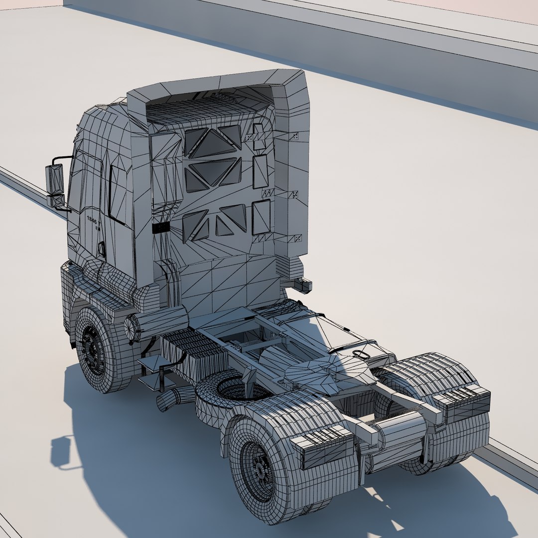 3d realistic cargo 1846 t model