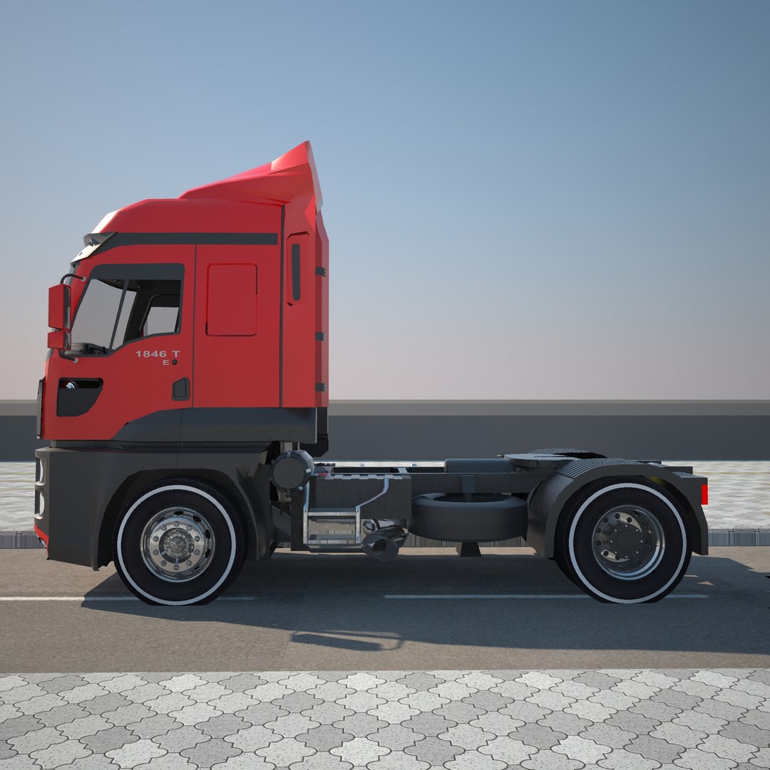 3d realistic cargo 1846 t model