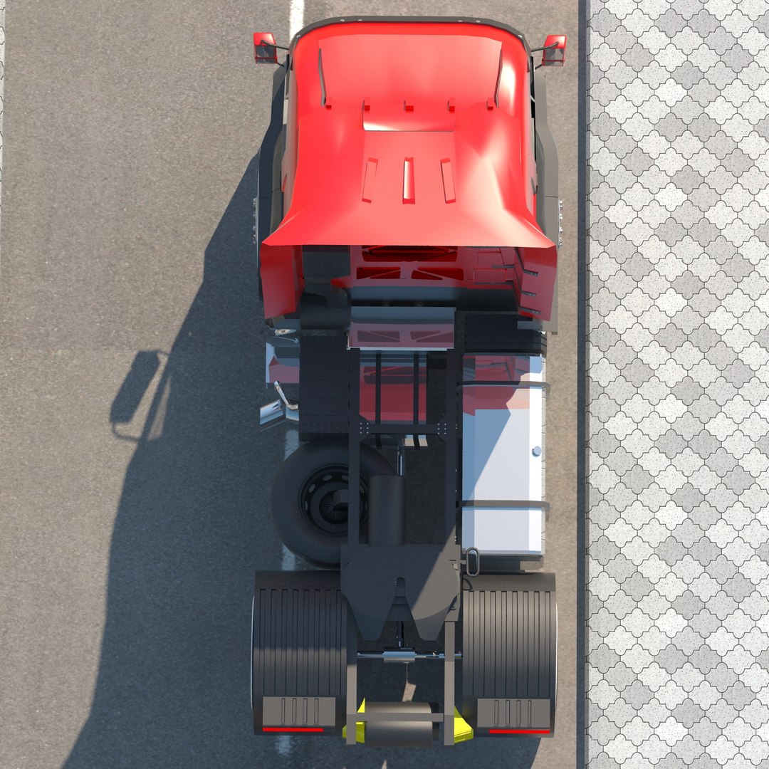 3d realistic cargo 1846 t model