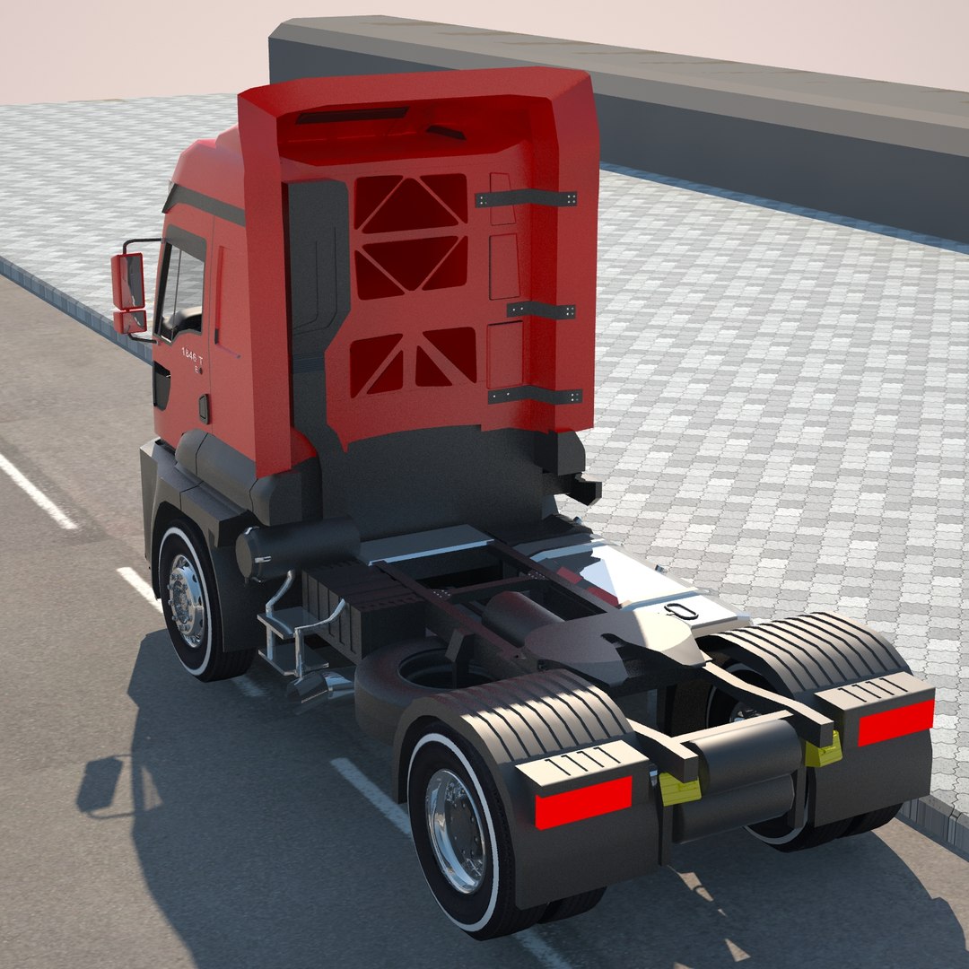 3d realistic cargo 1846 t model
