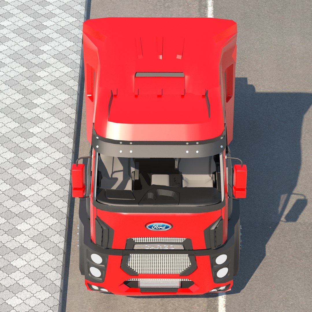 3d realistic cargo 1846 t model
