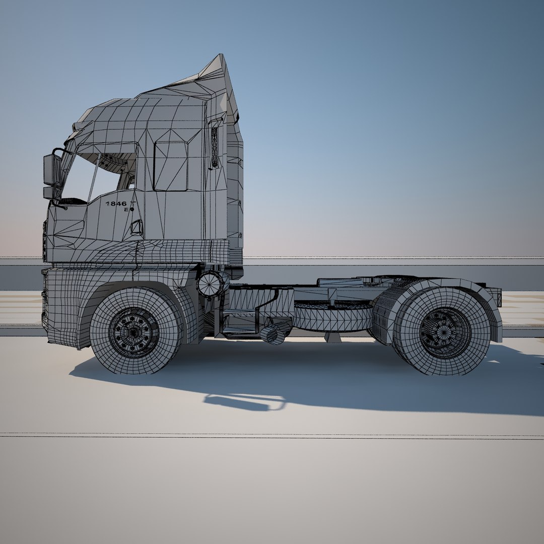 3d realistic cargo 1846 t model