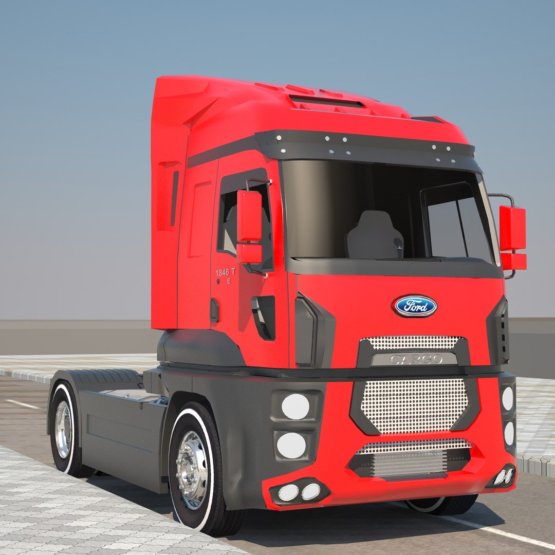 3d realistic cargo 1846 t model